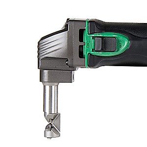 Metabo HPT 18V MultiVolt™ Cordless Nibbler | Tool Only - No Battery | For Ribbed Metal Panels | 180 Degree 3-Stop Die Holder | CN18DSLQ4