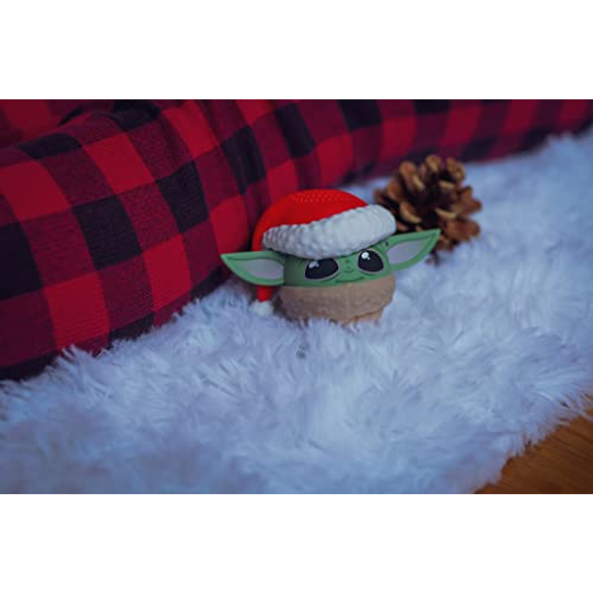 Bitty Boomers Star Wars The Mandalorian: Grogu with Santa Hat - Mini Bluetooth Speaker