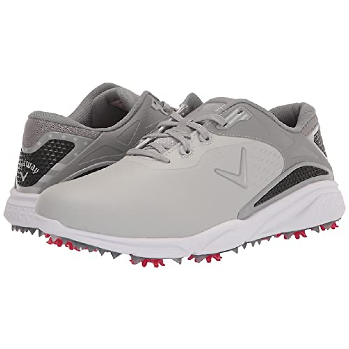 Callaway Footware Men's Golf Coronado v3 Sneaker, Grey/Charcoal, 14
