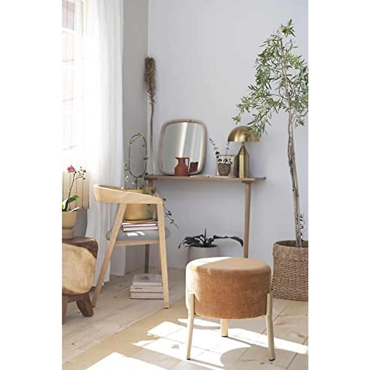 Bloomingville Hand-Woven Bankuan Braided Basket, 14" L x 14" W x 14" H, Natural