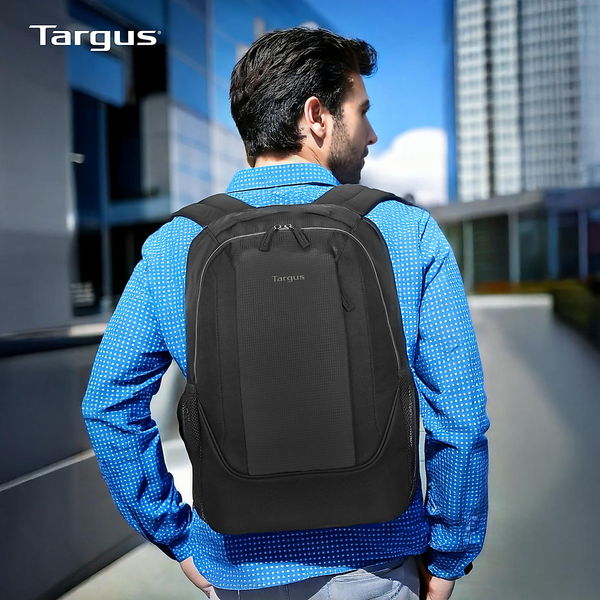 Targus Ascend Professional Business Laptop Backpack, Sleek and Durable Travel Commuter Bag, Improve Back Support with Padded Shoulder Straps and Back Panel, Fits up to 16-Inch Laptop, Black (TSB710US)