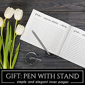 in Loving Memory Funeral Guest Book, Funeral Guestbook with Pen, Memorial Service Guest Book, Memorial Guest Book, Memorial Book, Funeral Book, Signature Book, Funeral Book Guest (FGB001)