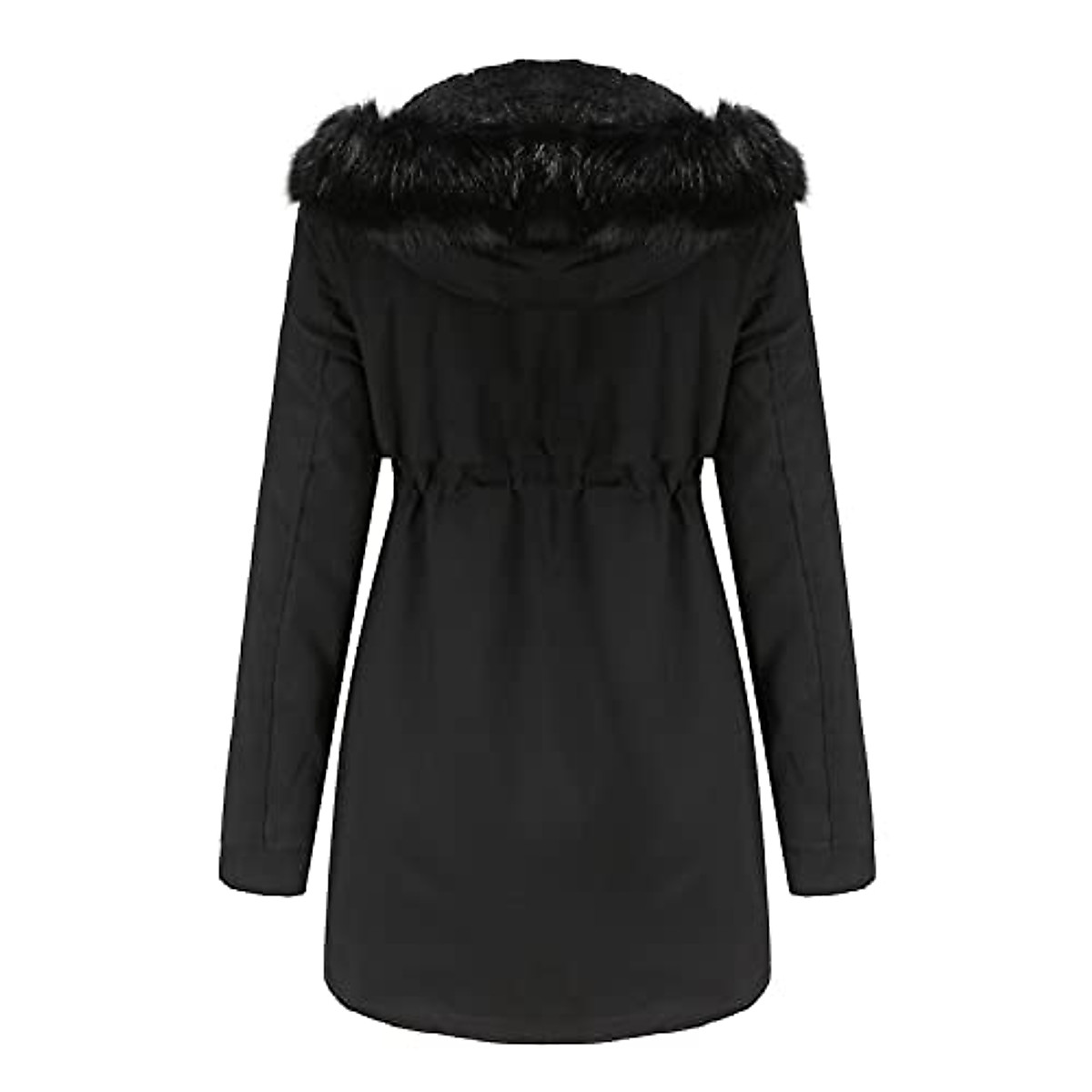Fleece Jacket Plus Size Fuzzy Jackets for Women Fleece Lined Outerwear Coats Color Block Winter Coats Full Zipper Jackets Pocket Chamarras