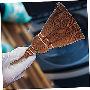 BCOATH 1 Set Pet Cleaning Tool Keyboard Cleaner Brush Household Cleaning Brush Desk Pets Cleaning Kit Pet Cage Cleaning Tool Pet Hair Cleaning Broom Mini Garbage Container Dog Wood Brown