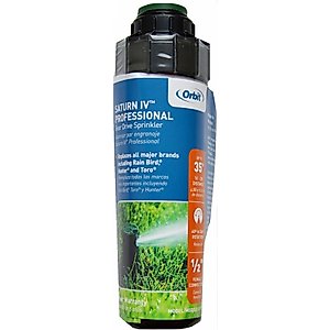 Orbit 55179 Saturn IV Pro Gear Drive Rotor Sprinkler Spray Head with Matched Precipitation