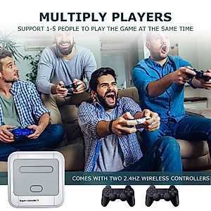 Kinhank 256G Super Console X with 117,000+ Video Retro Game Console, Classic Mini Gaming Systems for TV, Game Consoles with Built-in 70+ emulators, Plug and Play, Support 4K HD/AV Output
