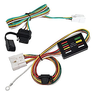 Oyviny Custom 4 Pin Trailer Wiring Harness 56217 for 2008-2019 Toyota Highlander, for 2018-2021 Lexus RX 350/RX 350L, Plug &Play Highlander Trailer Wiring