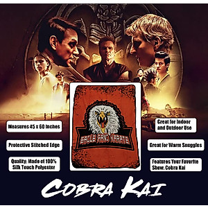 Cobra Kai Fang Fleece Throw Blanket