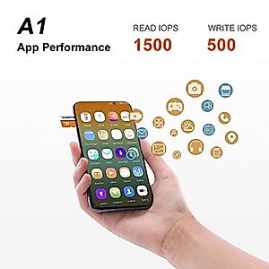 KOOTION 128GB Micro SD Card 128 gb Ultra Micro SDXC Memory U3 Card High Speed TF Card R Flash, U3, A1,V30, 128 GB