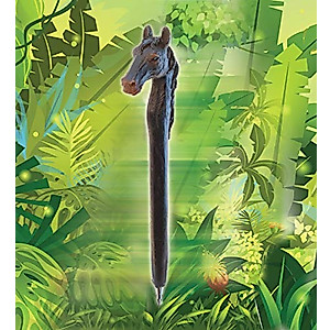 Planet Pens Horse Head Novelty Pen - Cool Fun & Unique Kids & Adults Office Supplies Ballpoint Pen Colorful Ranch Life Writing Pen Instrument For School & Office