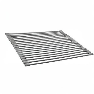 Camco Unknown 43520 Roll-Up Dish Drying Rack - Provides Extra Drying Space for Dishes, Pots and Pans - Heat-Resistant Up to 450° F - 20 ½-Inches x 13-Inches