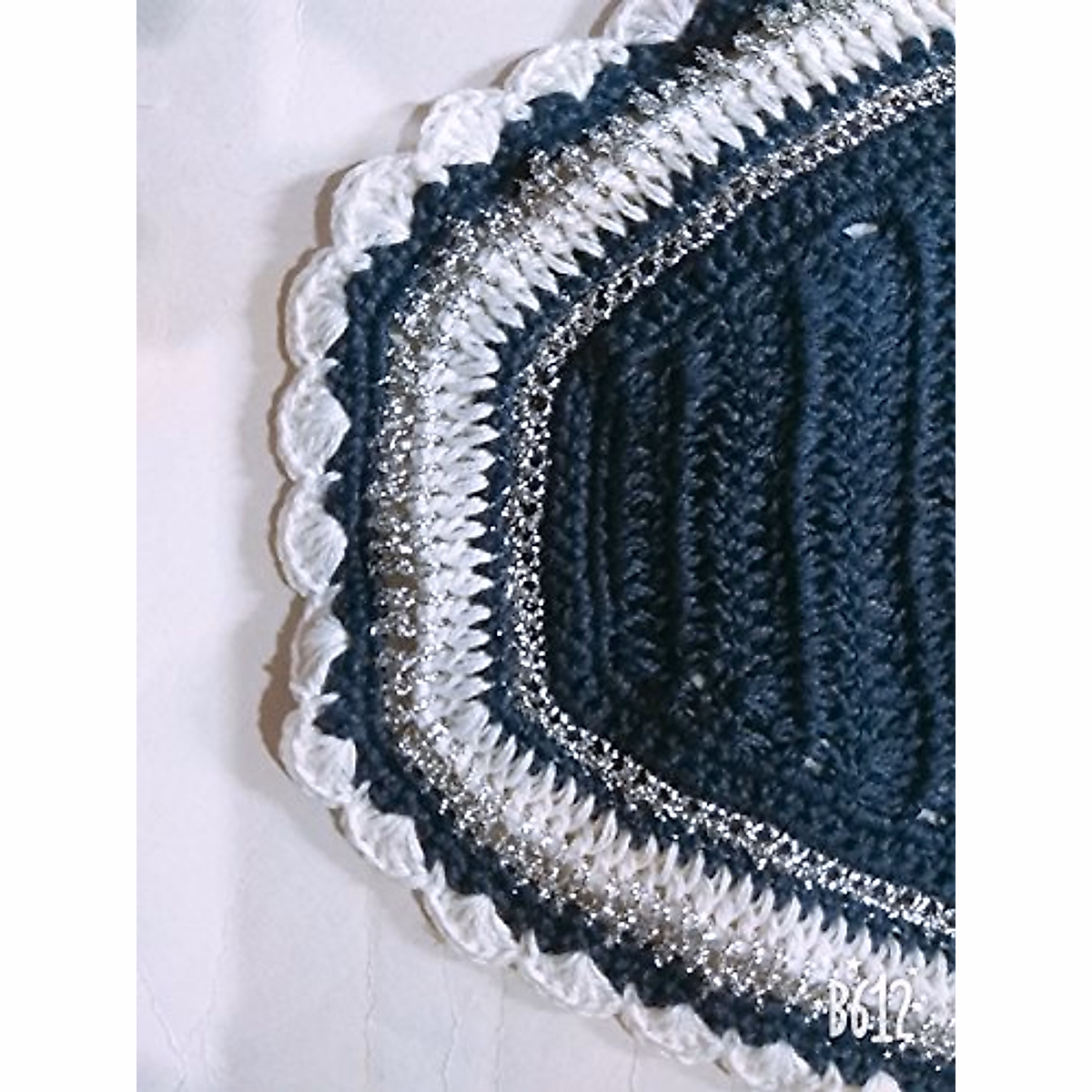 Avani Creations Ad Horse Ear Net Crochet Fly Veil Equestrian Fly Bonnet/veil/mask Standard Size