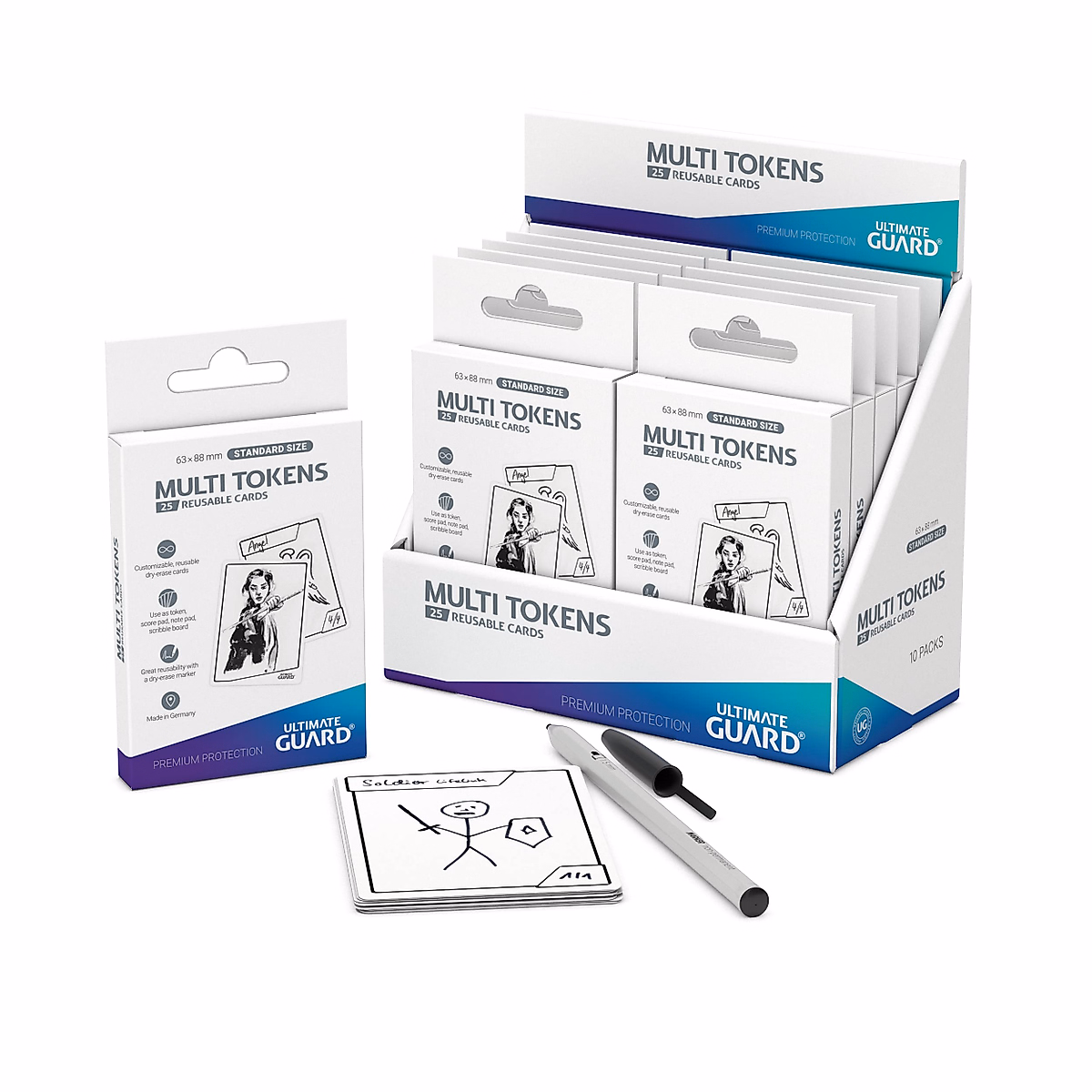 Ultimate Guard Multi-Tokens Reusable Cards (25 Pack)