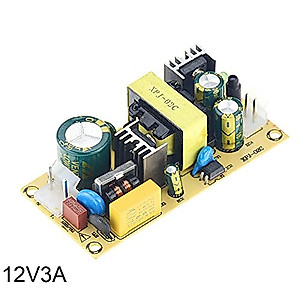 1PCS AC-DC 12V 3A 36W Switching Power Supply Module Bare Circuit 220V to 12V Board for Replace Repair 12V3A