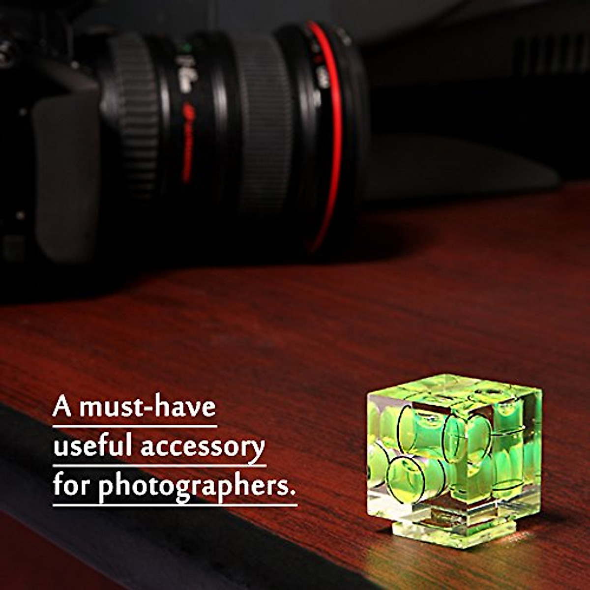 SENHAI Triple 3 Axis Hot Shoe Bubble Spirit Level Compatible Compatible for Canon Nikon Pentax DSLR Camera (2 Pack)