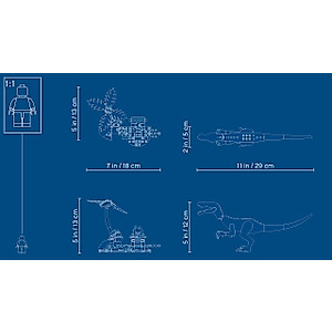 LEGO Jurassic World Baryonyx Face Off: The Treasure Hunt 75935 Building Kit (434 Pieces)