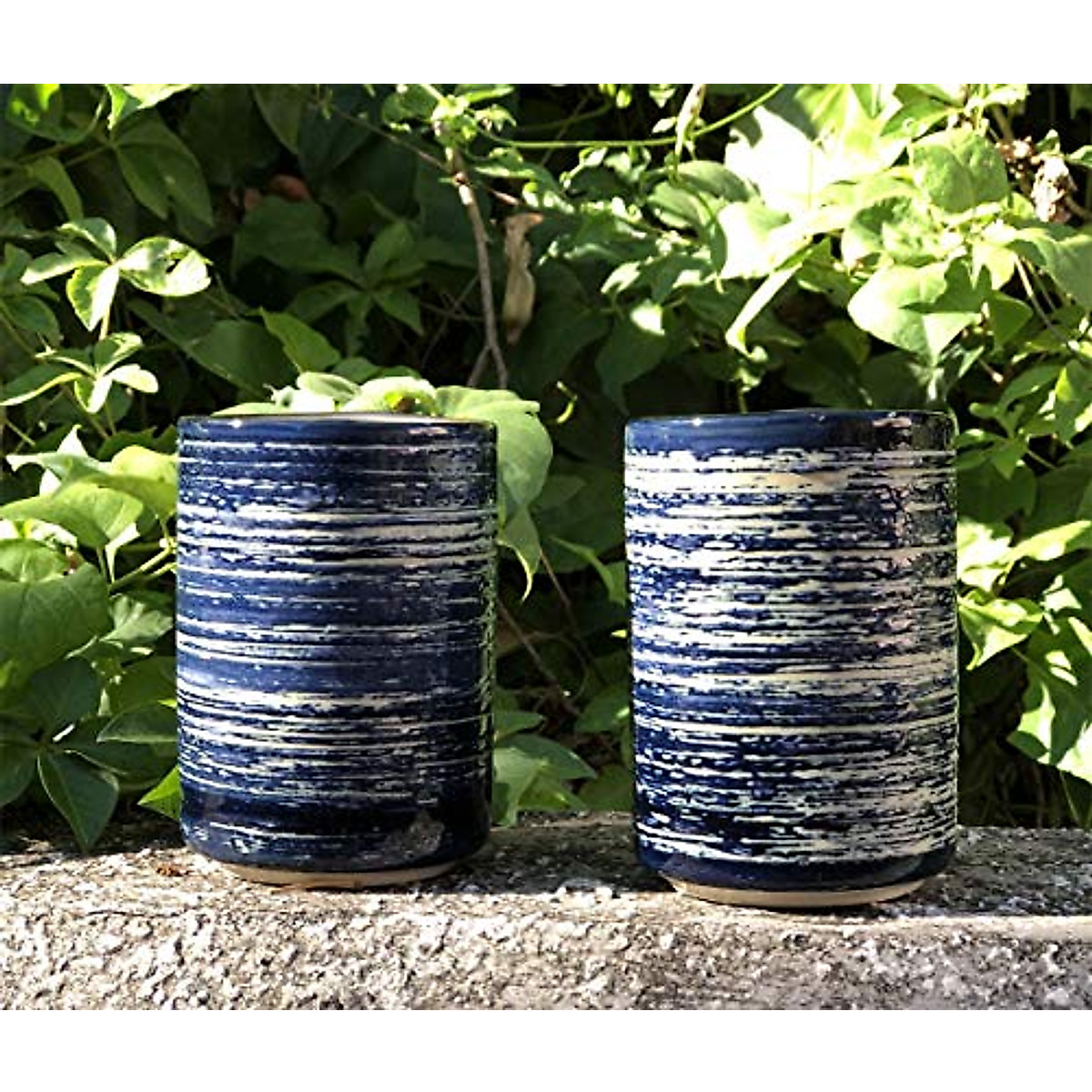 KCHAIN Pack of 4 Ceramic Teacup Set 10oz 300mL Japanese Tea Cups Mugs Set