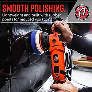 Adam’s SK Pro 15mm Car Polisher Kit (7 Item) - Professional Buffer Polisher for Car Detailing | Use W/Car Polish, Polishing Compound, or Car Scratch Remover | Car Wash Clay Bar Ceramic Coating