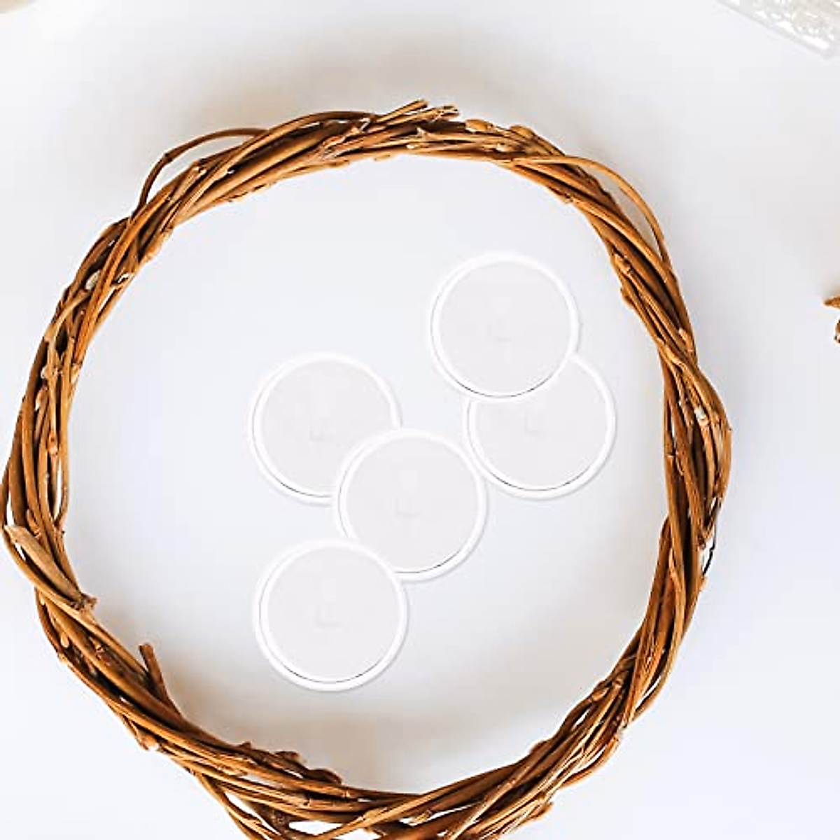 Cabilock 100pcs Decorations Coat Outdoor Heavy U Suction Self Kitchen Seamless Transparent Suspension Drop Hooks , Binding Clear Plastic .cm with Adhesive Disc Ceiling Holders