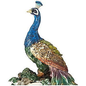 Design Toscano The Peacock's Sanctuary Sculpture