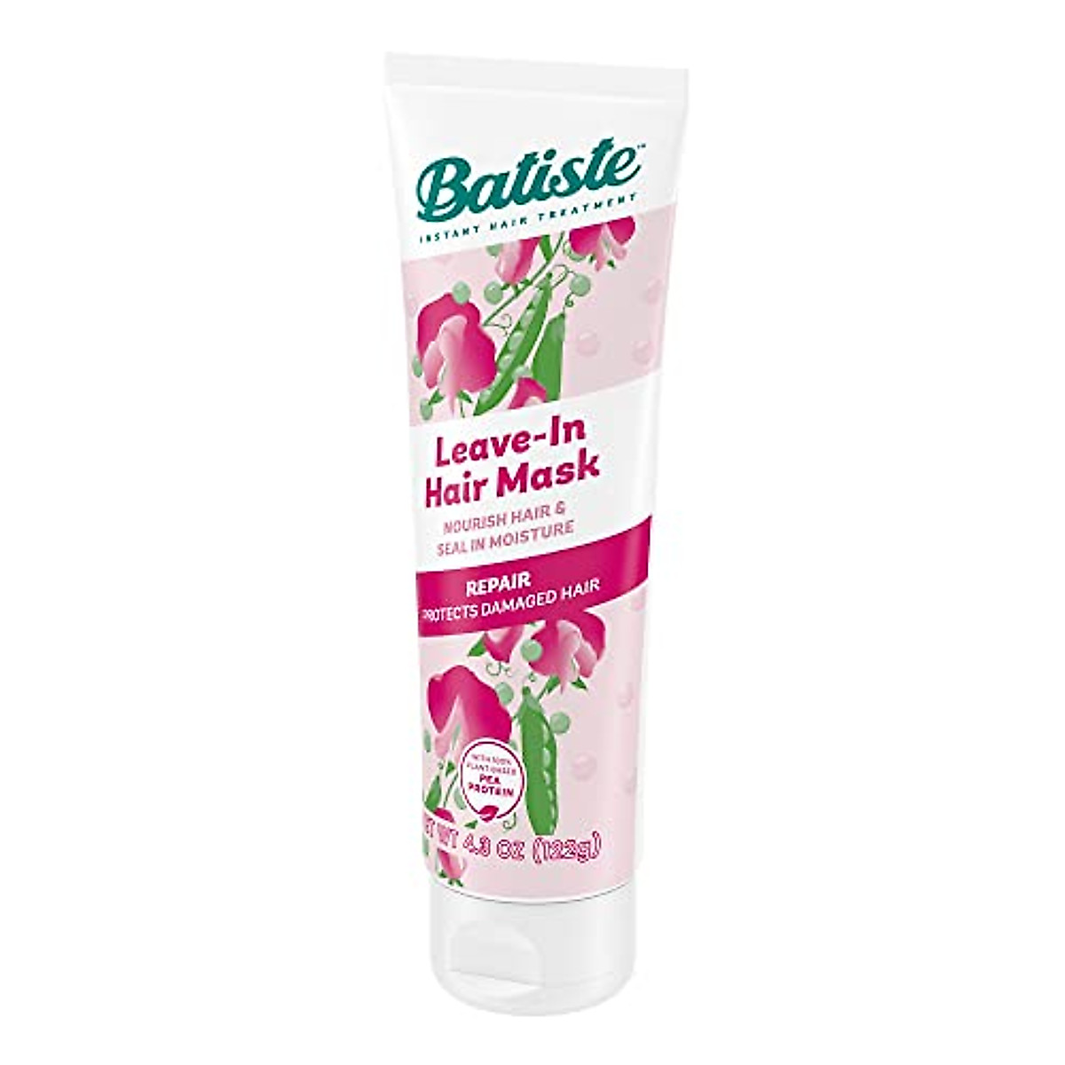 Batiste Heat Protectant For Hair & Leave In Conditioner Hair Mask, Smooth Formula, Hair Conditioner for Dry or Wet Hair, Infused with vitamin E for Enhancing Haircare, 4.3oz.