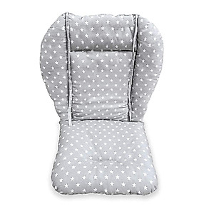 High Chair Cushion,High Chair Pad with 5-Point high Chair Belt