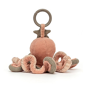 Jellycat Odell Octopus Stroller Car Seat Activity Toy