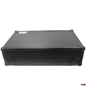 ProX Flight Case for Pioneer DDJ-1000 & DDJ-1000 SRT Digital Controller with Durable Rubber Wheels - Black on Black Design - XS-DDJ1000-WBL