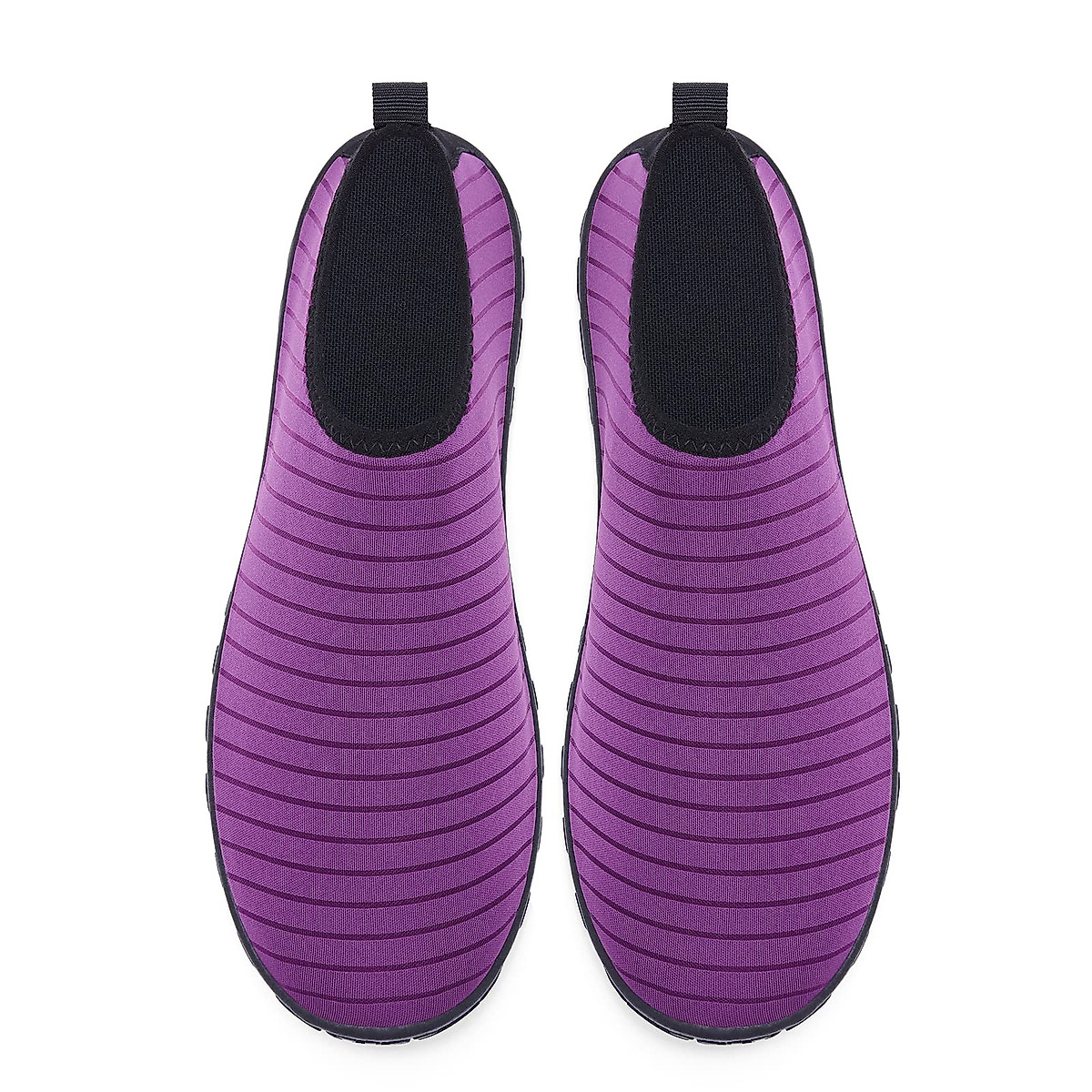 Racqua Men&Women Breathable Water Shoes Aqua Socks for Hiking Diving Surf Diving Sport Quick-Dry Pool Beach Swim Shoes Purple 10W/9M