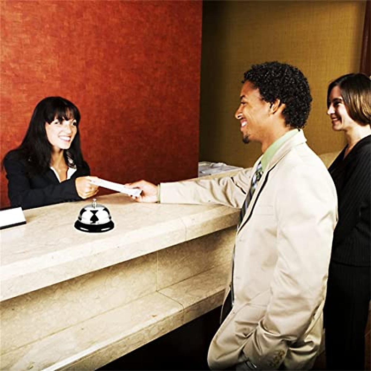 1pcs Call Bell, Counter Bell Ring for Service ，Service Bell Dinner Desk Bell for The Porter Kitchen Restaurant Bar Hotel Schools