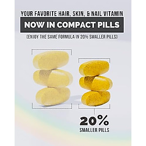 Inner Glow Advanced Hair, Skin & Nails Formula - Dermatologist and Plastic Surgeon Developed, clinically Tested for visibly Stronger and Thicker Hair in 12 Weeks