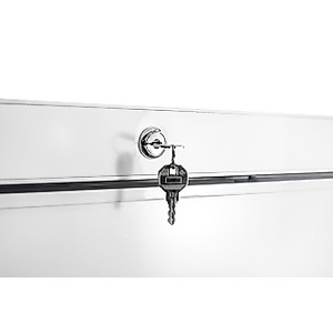 KoolMore KM-RIF-1D17C-WH 30 in. Commercial Auto-Defrost Reach-in Freezer, 21 Cu. Ft. ETL Listed in White