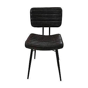 Coaster Furniture Partridge Padded (Set of 2) Espresso and Black Side Chair 110652