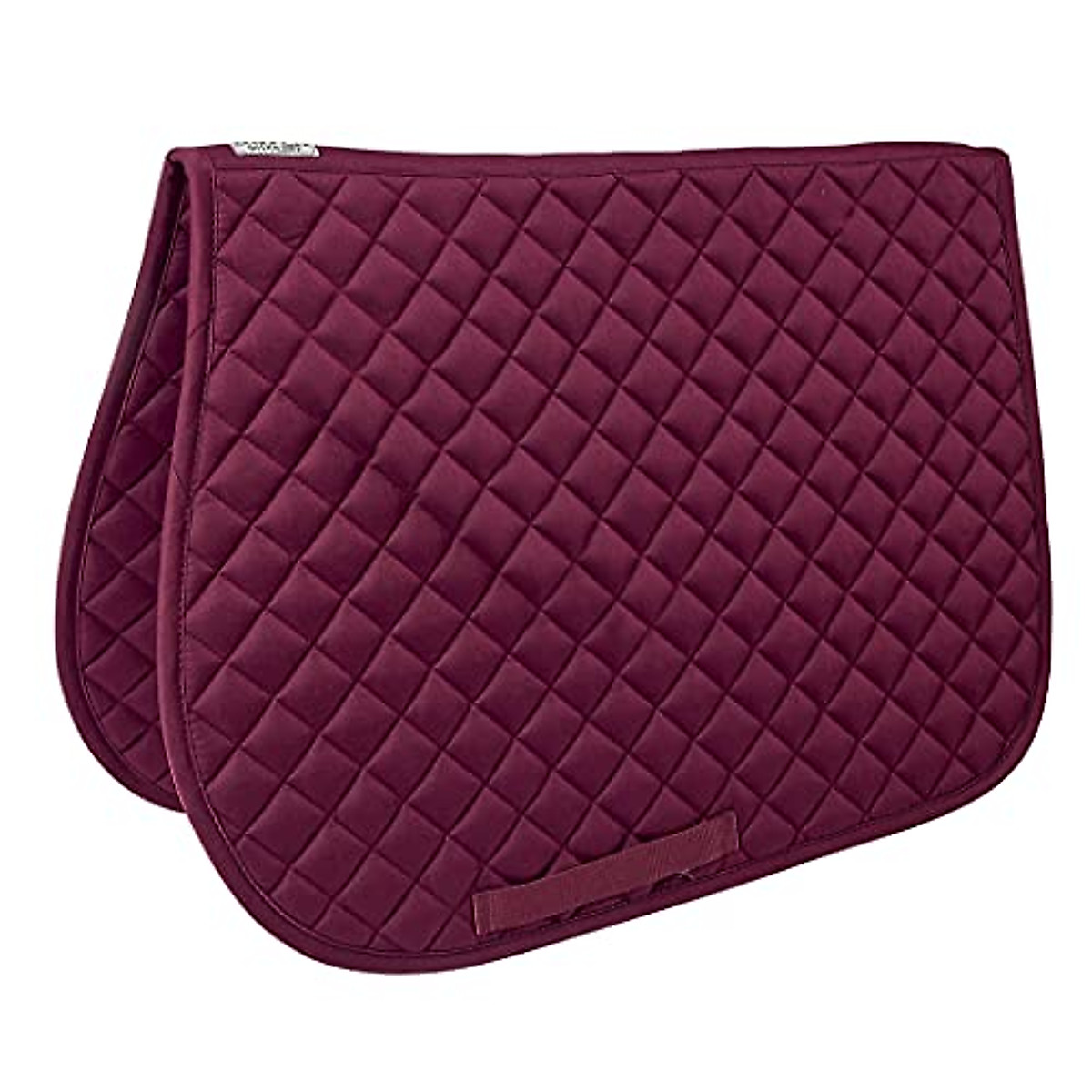 Dover Saddlery Portable Saddle Stand & Quilted All-Purpose Saddle Pad, Burgundy