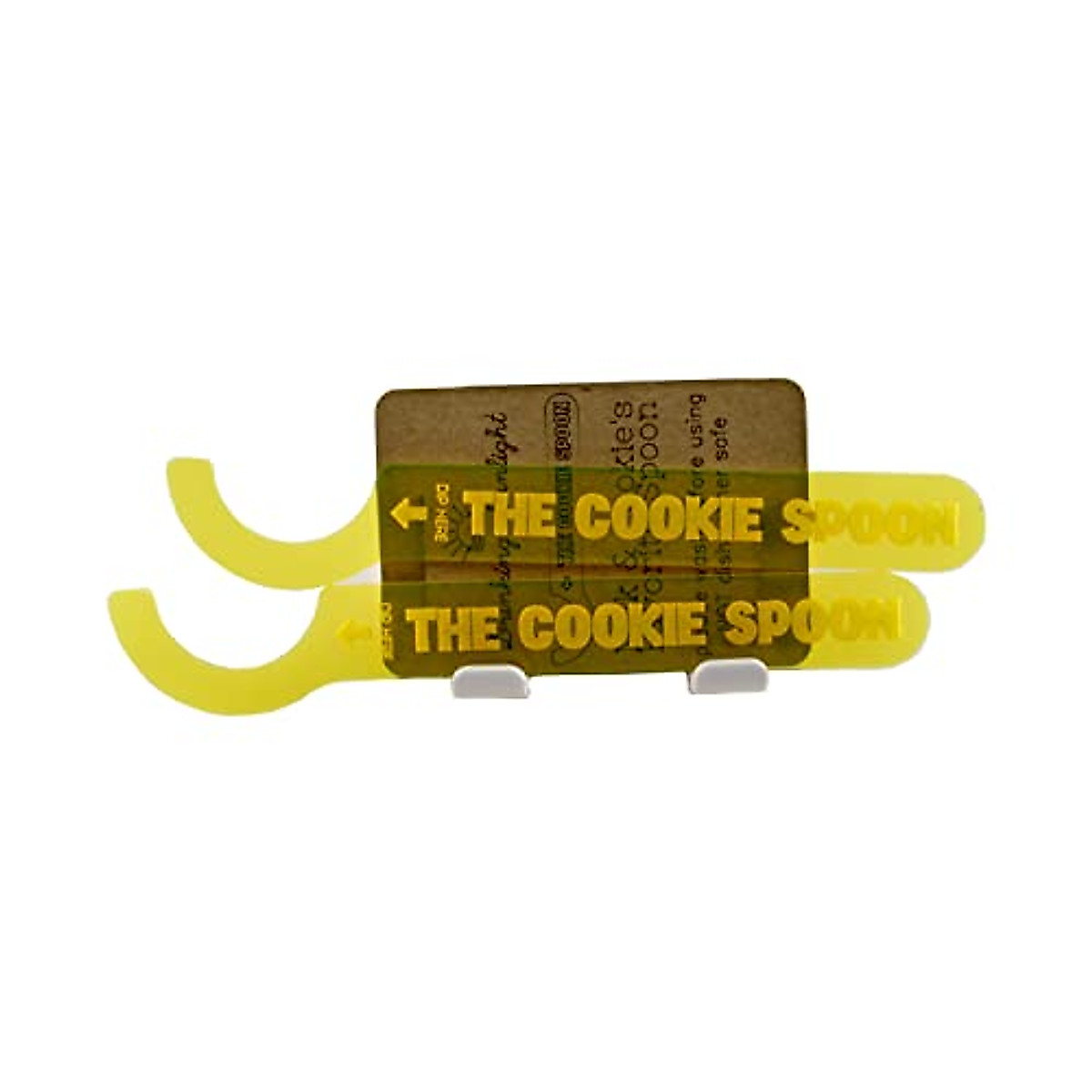 Drinking Sunlight Oreo Cookie Dunker Tool Kitchen Spoon Utensil (2-Pack), Yellow, 7'' (DS-101)