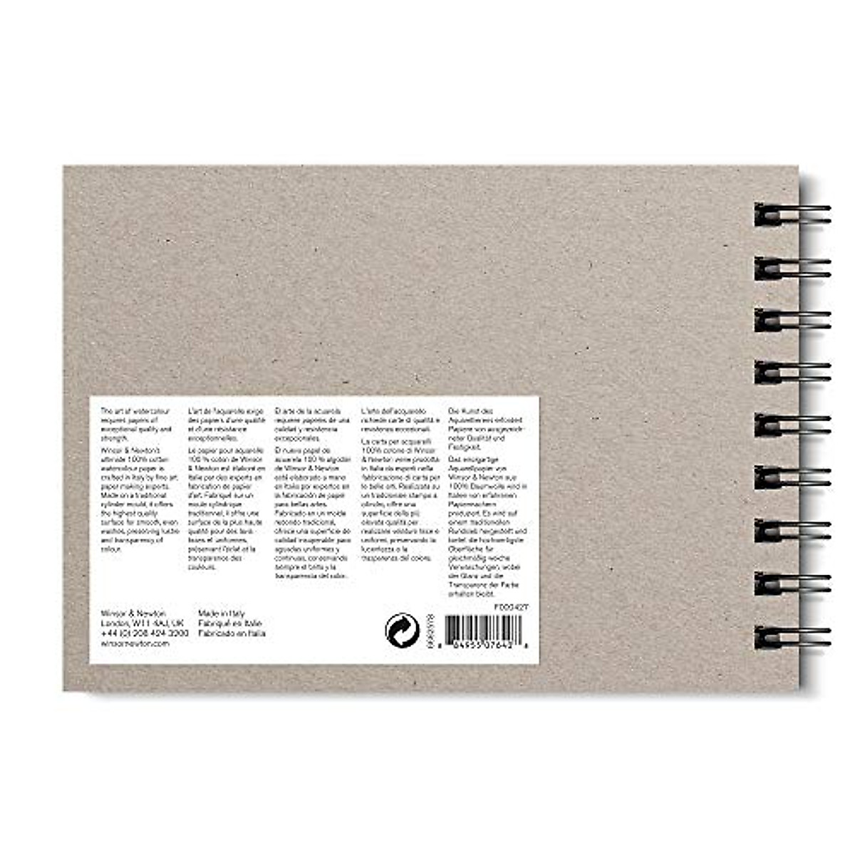 Winsor & Newton Professional Watercolor Paper, Wired, 5" x 7", Cold Pressed