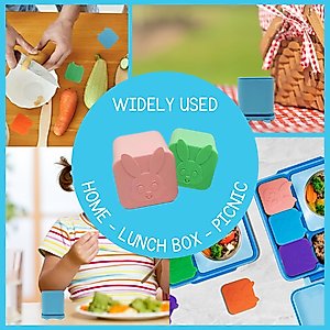 Dailyess 3 Pack Reusable Condiment Containers with Lids for Sauce Dressing (4oz), Small Condiment Cups for Snacks Salad Dressing Lunch Box, Dipping Sauce Cups, Mini Containers with Lids for Food