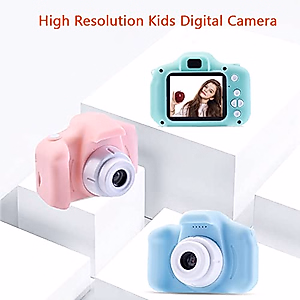 dsfen 1080P High Resolution Kids Digital Camera Mini Video Camcorder with 13 Mega Pixels 2 Inch Large IPS Display Screen for Boys Girls