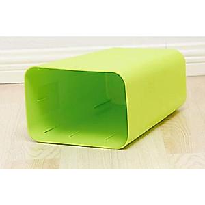 Trash can Bedroom Plastic Trash Can wiht Lid Bathroom 12 Liter / 3.2 Gallon Garbage Can Swing Lid Durable Narrow Spaces Office Wastebasket Dustbin Waste Paper Basket (Blue), 9.8 x 6.7 X 16.9 inches