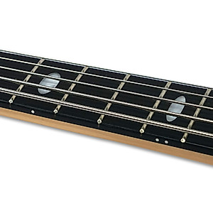 TARIO 5 String Electric Bass Guitar Millettia Laurentii+Okoume body maple neck