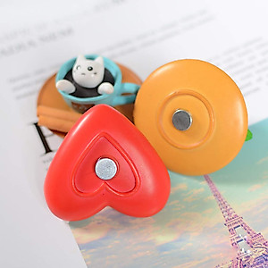 Cool Lemon Funny Cute Set of 6 3D Coffee Cats Strong Refrigerator Fridge Magnets Sticker, Kitchen Office Decoration for Whiteboard, Notes, Calendar, Notepad Gift for Kids Toddlers Adults Baby