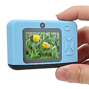 LZKW Video Camera, 20MP Multifunction Kids Camera Mini IPS Screen Digital for Recording Videos(Blue)