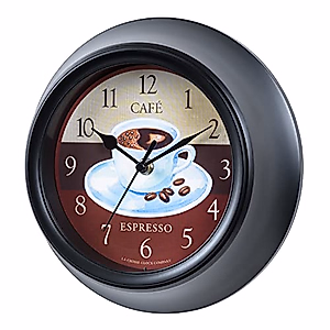 La Crosse Technology 9-inch Café Quartz Wall Clock - 404-3623C