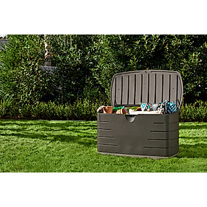 Rubbermaid 2047053 Deck Box, Medium, Sandstone