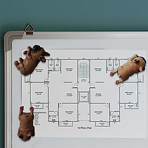 CHOP MALL Dog Fridge Magnets French Bulldog Refrigerator Magnets Gift for Birthday Valentine's Day Monther's Day