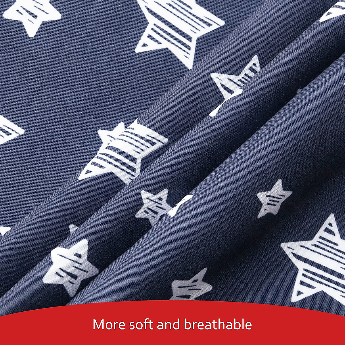 Bassinet Sheets Set 4 Pack for Baby Boy, Universal Fit for Oval, Hourglass and Rectangular Mattress, Navy