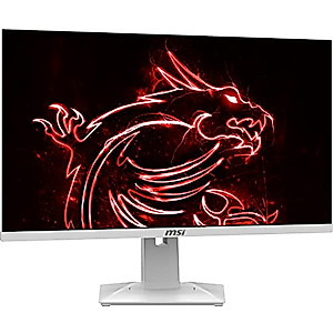 MSI G274RW, 27" Gaming Monitor, 1920 x 1080 (FHD), IPS, 1ms, 170Hz, G-Sync Compatible, HDR Ready, HDMI, Displayport, Tilt, Swivel, Height Adjustable, White