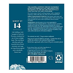 Caldrea Hand Soap Refill, Aloe Vera Gel, Olive Oil And Essential Oils To Cleanse And Condition, Basil Blue Sage Scent, 32 Oz