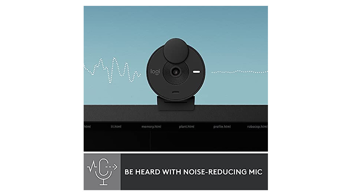 Logitech Brio 301 Full HD Webcam for Clear Video Calls