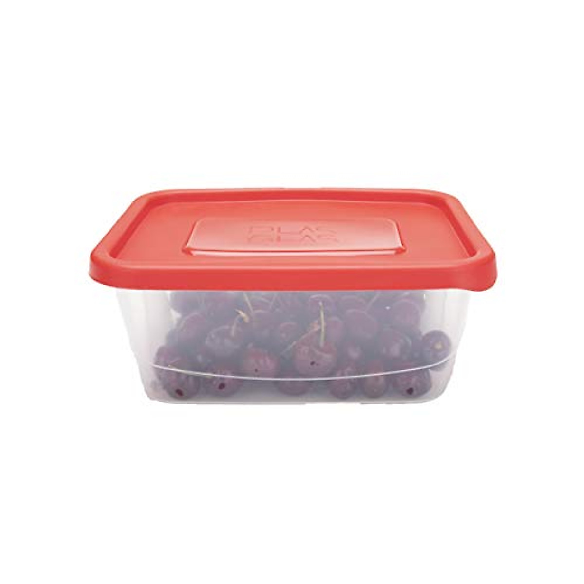Mind Reader Meal Prep Food Storage Plastic Containers with Lids, Removable Compartment Sectionals Set of 22 (49 pcs, 98.5 cups total), Red